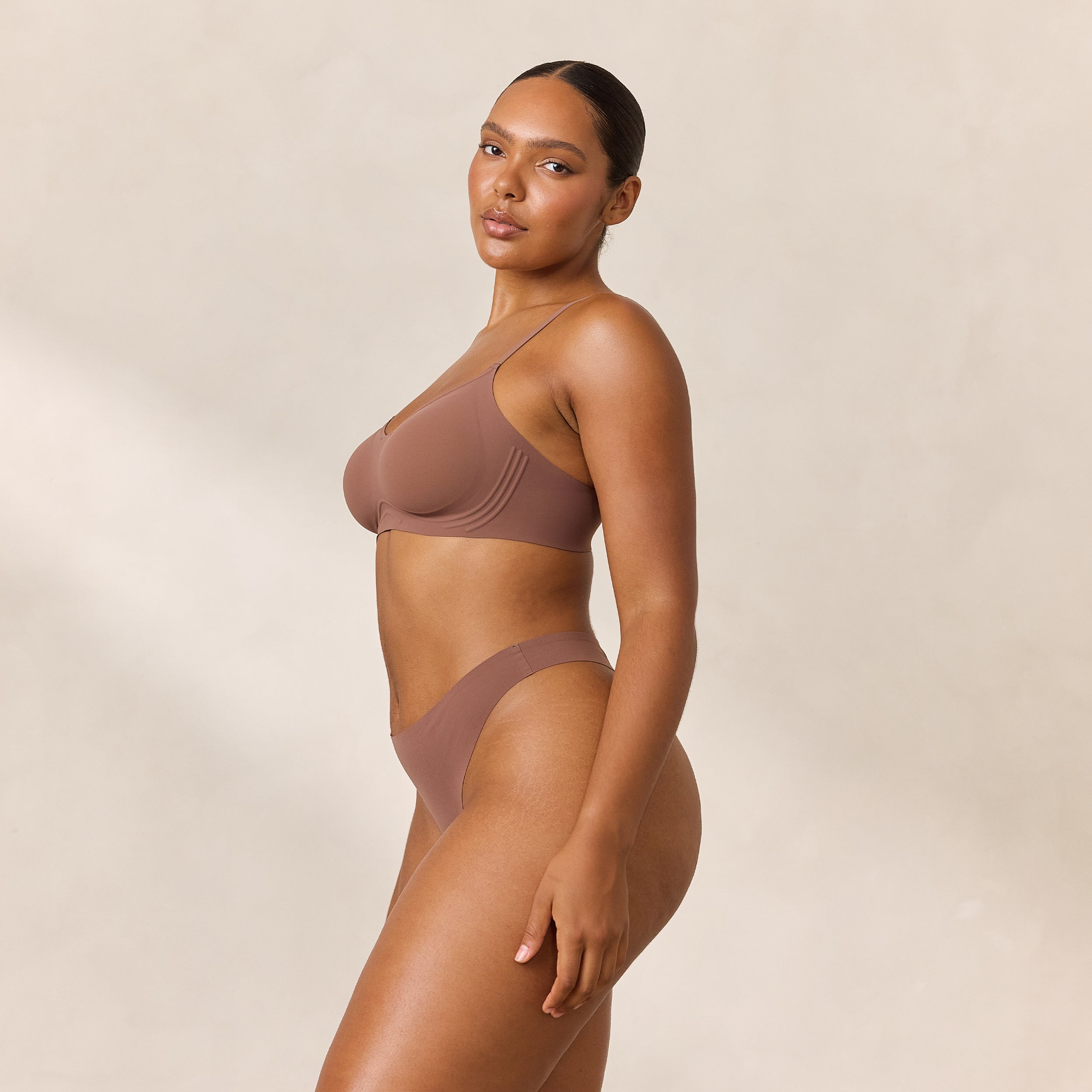 Everyday Flex Bralette - Muskat – Lounge Underwear